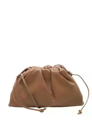 Bottega Veneta 2019 Lambskin The Mini Pouch Crossbody Bag - Brown