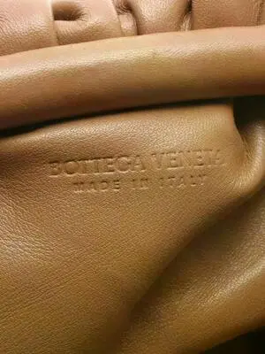Bottega Veneta Lambskin The Mini Pouch Crossbody Bag - Brown