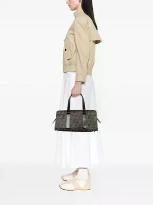 Fendi 2000-2010 Zucca Canvas Handbag