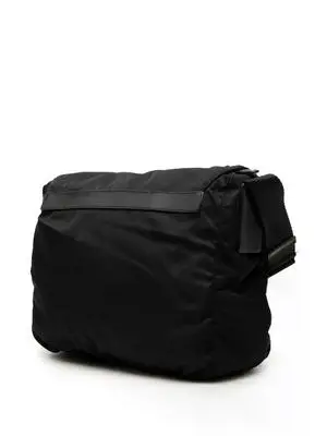 Prada Tessuto Zip Buckle Messenger Bag