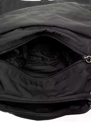 Prada Tessuto Zip Buckle Messenger Bag