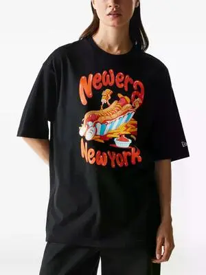New Era Graphic Print Oversized T-shirt