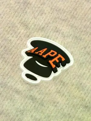 AAPE BY *A BATHING APE Moonface Logo-embroidered Hoodie