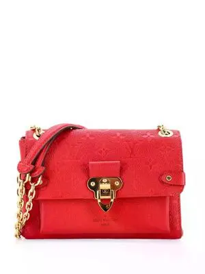 LOUIS VUITTON Vavin Handbag Monogram Empreinte Leather Bb Crossbody Bag - Red