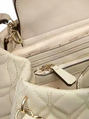 Guess Maxine Quilted Braided-chain Satchel Bag