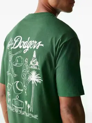 New Era Mlb Los Angeles Dodgers Graphic T-shirt - Green