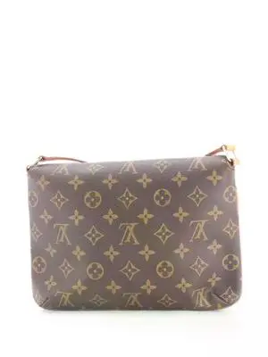 LOUIS VUITTON Musette Tango Handbag Monogram Canvas Shoulder Bag - Brown