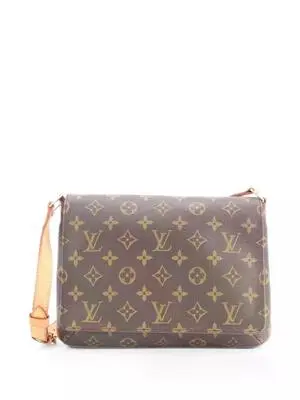 LOUIS VUITTON Musette Tango Monogram Canvas Shoulder Bag - Brown