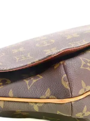 LOUIS VUITTON Musette Tango Monogram Canvas Shoulder Bag - Brown