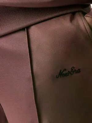 New Era Script-embroidered Side-stripe Track Pants