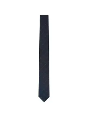 Thom Browne Windowpane-check Rwb-stripe Tie