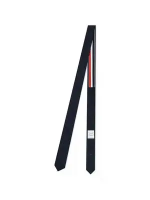 Thom Browne Windowpane-check Rwb-stripe Tie