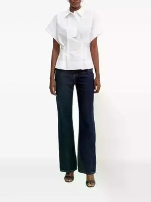 Karl Lagerfeld Hardware Detail Poplin Shirt