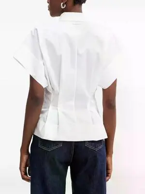Karl Lagerfeld Hardware Detail Poplin Shirt