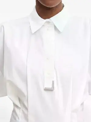 Karl Lagerfeld Hardware Detail Poplin Shirt