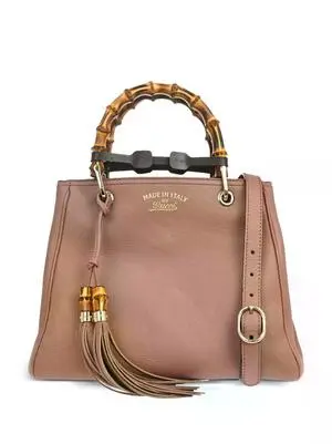 Gucci Bamboo Shopper Tote Bag - Pink