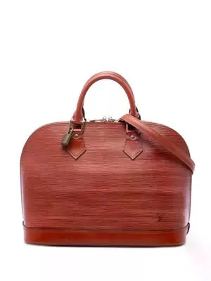 LOUIS VUITTON 1996 Epi Alma Pm Satchel - Brown