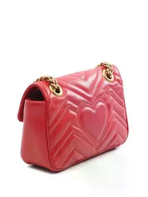 Gucci 2000-2026 Small Gg Marmont Matelasse Calfskin Shoulder Bag