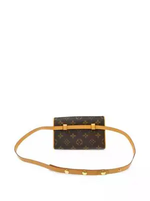 LOUIS VUITTON 2005 Pochette Florentine Monogram Canvas Belt Bag - Brown