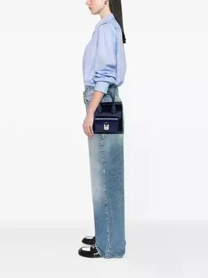 Balenciaga Mini Patent Padlock Satchel