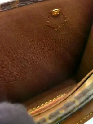 LOUIS VUITTON Monogram Petit Sac Plat Satchel