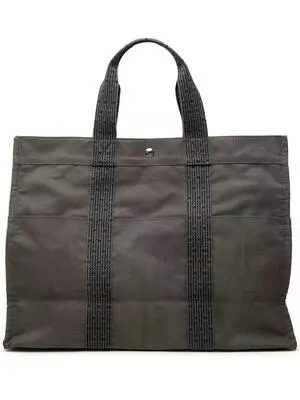 Hermès 2010-2026 Canvas Herline Gm Tote Bag - Grey