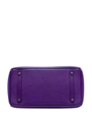 Hermès 35 Birkin Epsom Leather Handbag - Purple