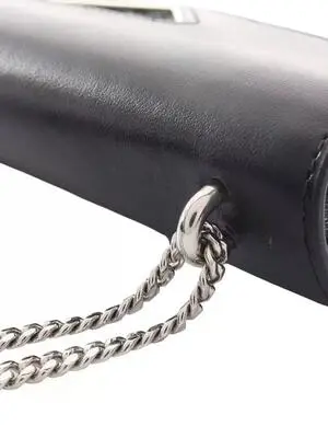Prada 2013-2026 Mini Leather Triangle Chain Crossbody Bag