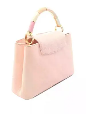 LOUIS VUITTON Taurillon Capucines Bb Satchel - Pink