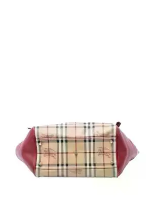 Burberry Haymarket Check Coated Canvas Canterbury Tote Bag - Neutrals