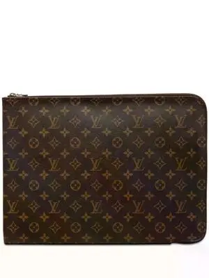 LOUIS VUITTON Monogram Etui Voyage Gm Clutch Bag - Brown