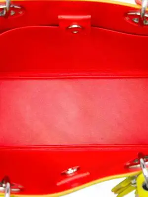 Dior Medium Gradient Calfskin Diorissimo Satchel - Yellow