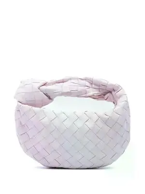 Bottega Veneta 2012-2026 Mini Nappa Intrecciato Jodie Hobo Bag Pink