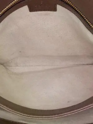 Gucci Gg Supreme Blondie Top Handle Satchel - Neutrals
