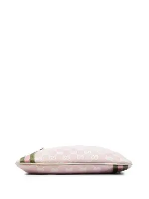 Gucci Gg Canvas Web Jolicoeur Crossbody Bag - Pink