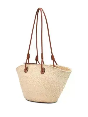 Loewe Small Anagram Raffia Tote Bag