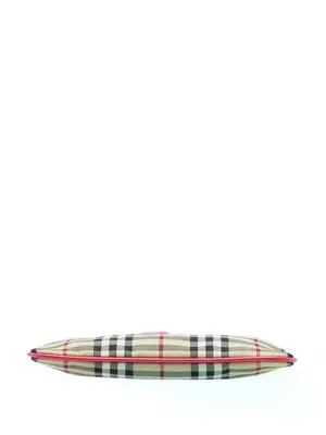 Burberry Haymarket Check Nylon Peyton Bow Tie Crossbody Bag