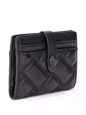 Kurt Geiger Quilted Eagle-plaque Card Holder