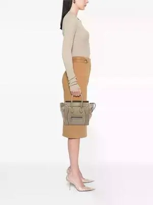 Celine Mini Luggage Tote Bag - Neutrals