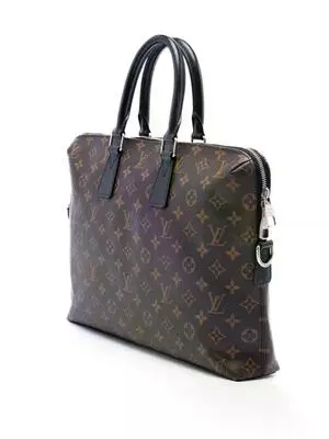 LOUIS VUITTON Monogram Macassar Business Bag