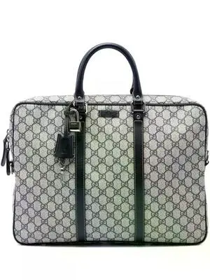 Gucci 2016-2026 Gg Supreme Business Bag - Neutrals