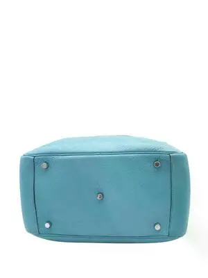 Hermès 2015 Clemence Lindy 30 Shoulder Bag - Blue