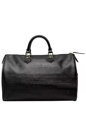 LOUIS VUITTON 1991 Epi Speedy 35 Boston Bag - Black
