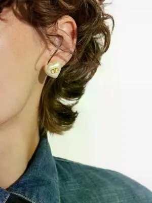 Valentino Garavani Vlogo Heart Stud Earrings