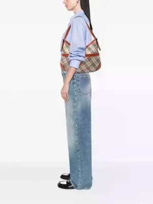 Burberry 2000-2017 Nova Check Canvas Hobo Bag