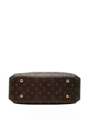 LOUIS VUITTON Monogram Montaigne Mm Satchel - Brown