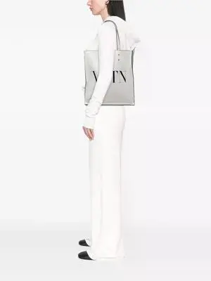 Valentino Garavani Rockstud Vltn Leather Satchel - White