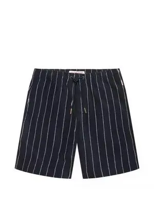 Orlebar Brown Trevone Striped Towelling Shorts - Blue