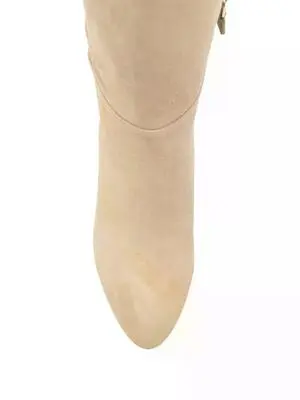 STUART WEITZMAN Suede Pointed-toe Knee-high Boots