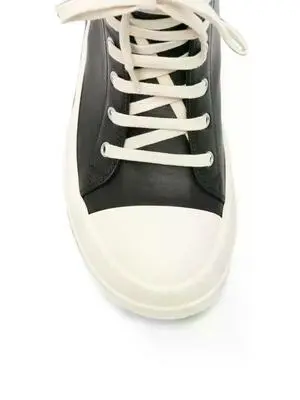 Rick Owens Leather High-top Sneakers